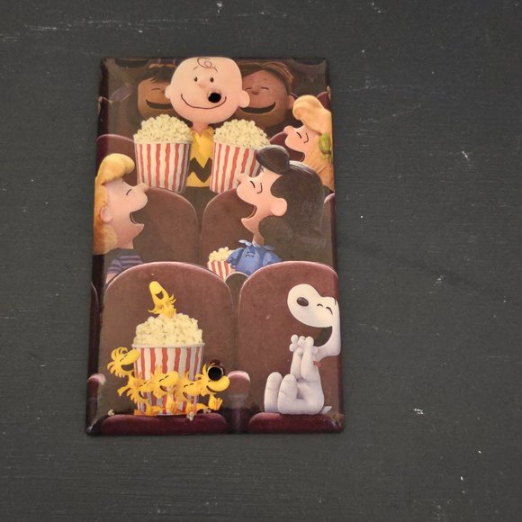 Accents | New Blank Outlet Cover Peanuts Charlie Brown Movies Theater ...